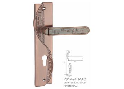 China Customized Heavy Duty Door Handles Euro Profile Cylinder 85mm/58mm Zinc Alloy Construction for sale