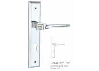 China Zinc Alloy Bathroom Door Handle with Custom Colors - 85mm/58mm Sizes, 35-50mm Door Thickness, 5-Year Warranty for sale