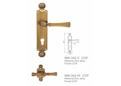 China Zinc Alloy Interior Door Handle 85mm 58mm Commercial Grade High Performance for sale