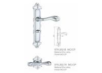 China High Security Exterior Door Handles 19×135×60 mm with 0.8-1.2mm Tube Diameter for 35-60mm Door Thickness for sale