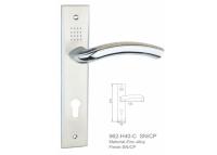 China Entrance Interior Door Knob Sets 7 Layers Electroplating Customized Lever Length for sale
