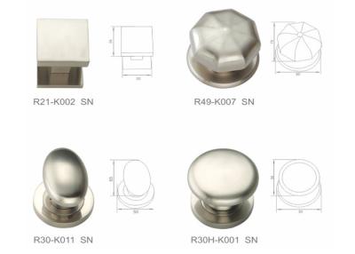 China Zinc Alloy Door Handle with Furniture Cylinder Rosette 85mm 58mm Interior Lock for sale