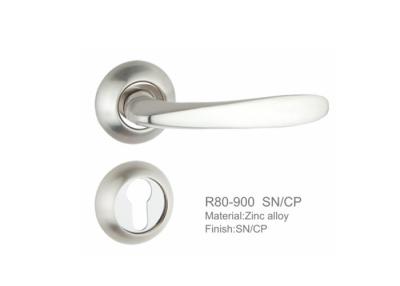 China Zinc Alloy Internal Door Knob Set 85mm 58mm CNC Machining Mortise Door Handle for sale