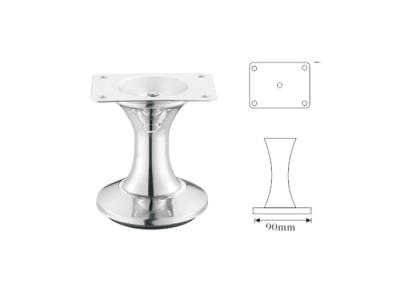 China Non-Toxic Metal Coffee Table Legs 60-200mm with 200kg Load Capacity - Chrome Plated Replacement Sofa Feet for sale