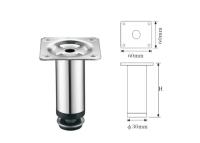 China Adjustable Stainless Steel Sofa Legs 60mm Diameter with 200kg Load Capacity - Multiple Sizes 80-200mm for sale