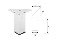 China Modern Sofa & Desk Legs with 200 kg Load Capacity - Custom Stainless Steel & Iron Furniture Feet for sale