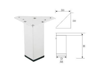 China Modern Sofa & Desk Legs with 200 kg Load Capacity - Custom Stainless Steel & Iron Furniture Feet for sale