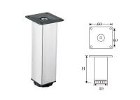 China Luxury Chrome Furniture Legs with 200 kg Load Capacity - Stainless Steel & Iron Options in Multiple Sizes for sale