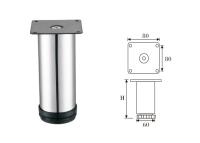 China Modern Sofa Legs Stainless Steel Aluminum 200kg Load Capacity Custom Sizes OEM ODM for sale