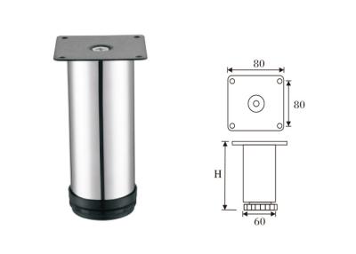 China Modern Sofa Legs Stainless Steel Aluminum 200kg Load Capacity Custom Sizes OEM ODM for sale