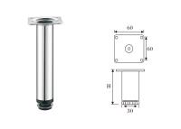 China Furniture Metal Coffee Table Legs 200 kg Load Capacity Chrome Iron Steel 60-200mm for sale