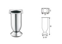 China Modern Metal Furniture Legs 200kg Load Capacity Iron Stainless Steel Custom Colors for sale