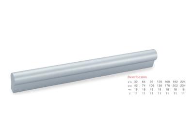 China Aluminum Pull Handle for Doors, Windows & Cabinets - 64mm to 1056mm Hole Pitch, Corrosion Resistant for sale