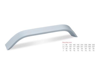 China Aluminium Cabinet Drawer Pull Handle 96mm 128mm 160mm Hole Pitch - Corrosion Resistant Furniture Hardware for sale