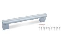 China Scratch Prevention Aluminum Pull Handles - 64-1056mm Hole Pitch, Silver Finish for Cabinet Doors & Drawers for sale
