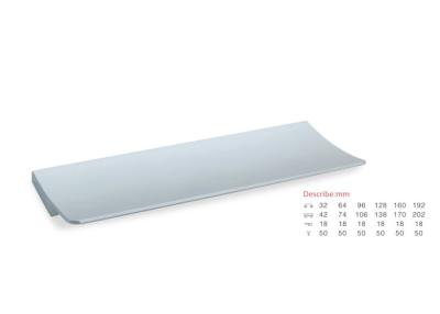 China Aluminum Drawer Pulls Die Casting Extruded Polished 96-1056mm Hole Pitch Furniture Handle for sale