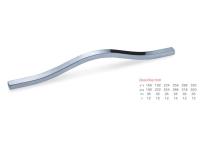 China 64/96/128mm Aluminium Pull Handles Modern Design Customized Bespoke Logo for sale
