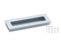 China Popular Finished Aluminium Pull Handles Quality Stable Elegant Outlook for sale
