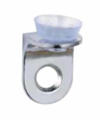 China Nickel Plated Cabinet Shelf Support 25mm Glass Fixed Layer Board Clip for Wardrobe Partition Furniture Hardware for sale