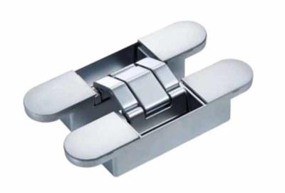 China 3D Adjustable Hidden Door Hinge Top Opens 180 Degrees In Three Directions For Adjustable Doors for sale