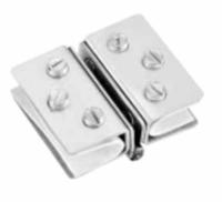 China Adjustable Double Side Aluminum Alloy Glass Shelf Support Bracket 180 Degrees Glass Clamp for sale