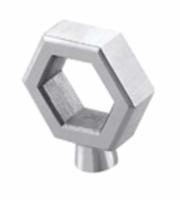 China Stainless Steel 304 Zinc Round Knob Cabinet Drawer Handle 25mm Simple Cupboard Door Pull for Kitchen for sale