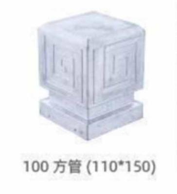 China Galvanized Guardrail Accessories Galvanized Guardrail Column Spherical Square Head Cover for sale