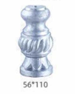 China Cast Aluminum Fence Post Cap 100x100mm 4x4 Inch Ornamental Metal Frame 3D Modeling for sale