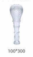 China Custom Die Cast Aluminum Fence Post Cap 5x5 Inch for Stair Railing for sale