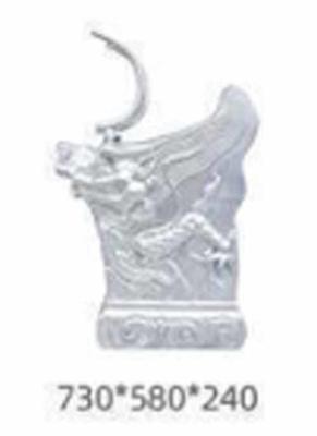 China 50x50 65x65 Decorative Square Base Aluminum Round Fence Post Caps for sale