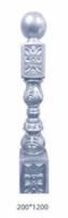China Modern Aluminum Stair Baluster Indoor Railing Black White Gray Bronze 36in Height for sale