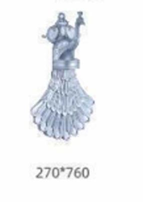 China Aluminum Fence Ornaments Decorative Post Caps for Garden Gate Railing 2 Inch for sale