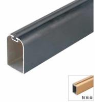 China Aluminum Alloy Wardrobe Clothes Hanging Pole 3000mm Chrome Finish 30kg Capacity for sale
