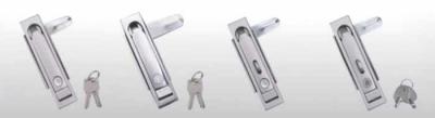 China Zinc Alloy Compression Lever Latch Flush Trigger Plane Lock for Industrial Cabinet Safety 50mm for sale