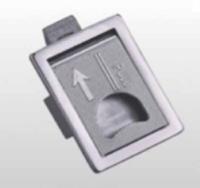 China Stainless Steel Invisible Rotary Cabinet Door Handle 32mm Hole Center Concealed Pull for sale