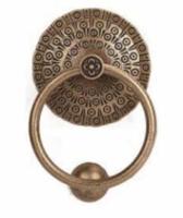 China Cabinet Connector Door Knocker Brass Polished Solid Heavy Door Hardware Bulk Quantity In Gold for sale