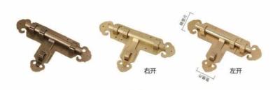 China Antique Copper Door Latch High Security Garden Gate Bolt Solid Brass 200mm Round Corner Faceplate for sale