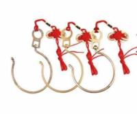 China Brass Wooden Window Fixing Hook with Windproof Support Rod 100mm for Chinese Door Accessories for sale
