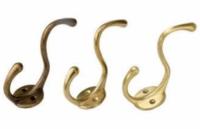 China Brass Hook Hanger Single Coat Hook Bathroom Accessories Rustic Classic Eco Friendly 100 Checked for sale