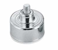 China Adjustable Furniture Leveling Feet 50mm Buffer Shock Absorption Legs for Cabinets Beds Chrome Iron for sale