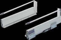 China Heavy Duty Soft Closing Slim Tandem Box Drawer Slide Cold Rolled Steel Custom Size for sale