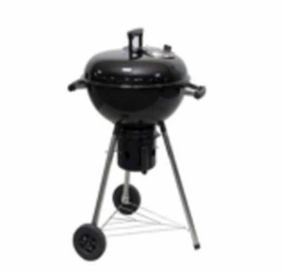 China 20 Inch Kettle Charcoal Grill Outdoor BBQ with Wheels Portable Camping Backyard Cooking for sale