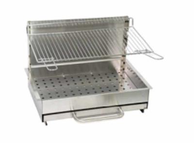 China Heavy Duty Stainless Steel Pig Roaster Spit Rotisserie BBQ Grill 220V 25W Automatic Rotation for sale