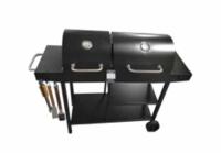 China American Style Gas Barbecue Grill with Foldable Edge Table and Wheels 4 Burner for sale
