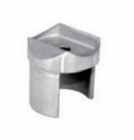 China 304 Stainless Steel Pipe Handrail Connector for 2 to 2.5 Inch Tube Railing Bracket for sale