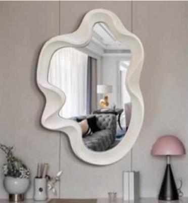China Luxury Irregular Framed Glass Mirror Set Wall Decor Designs for Home with Elegant Frame for sale