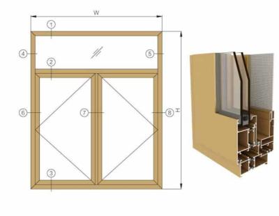 China Custom Aluminum Profile for Doors Windows Alloy 6063 T5 Extrusion 6m Length for sale