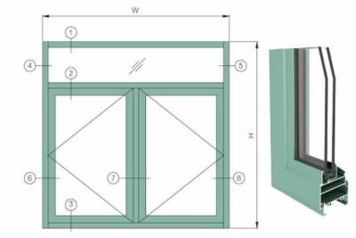 China Australian Standards Container House Melbourne Double Glazed Windows Aluminium Sliding Windows for sale