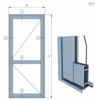 China Aluminum Casement Window Profiles 6m Length 1mm Thickness Factory Direct Supply for sale