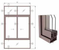 China OEM Powder Coated Aluminum Extrusion Profiles for Sliding Windows Doors 6000 Series for sale